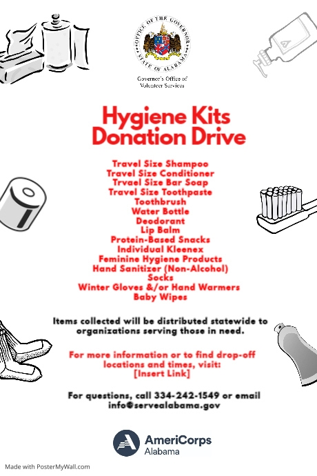 Copy of Copy of Toiletries Drive Flyer Template | PosterMyWall