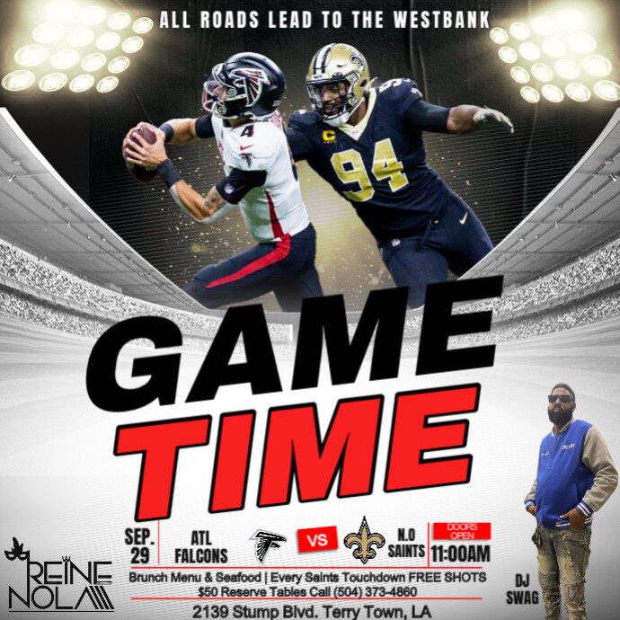 Copy of american football game week | PosterMyWall