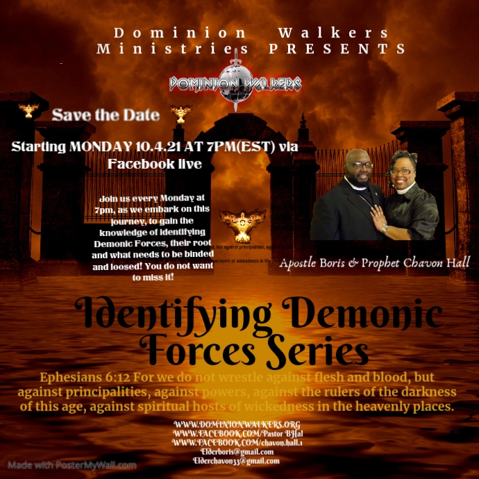 Identifying Demonic Forces | PosterMyWall
