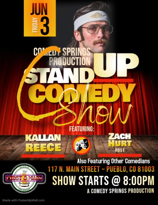 Copy of Stand Up Comedy Show Flyer | PosterMyWall