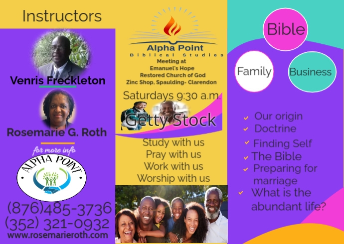 Copy of Purple School Admission Poster Brochure Templ | PosterMyWall