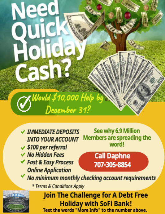 Copy of Cash Flyer (Daphne)) | PosterMyWall
