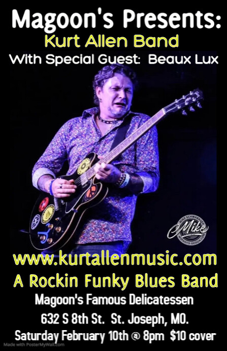 Kurt Allen Band at Just One More | PosterMyWall