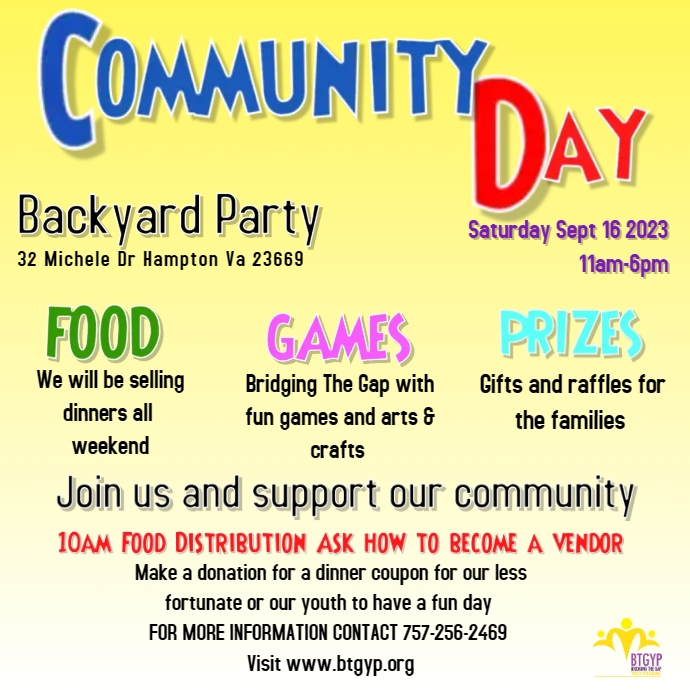 Ebenezer Community Day | PosterMyWall