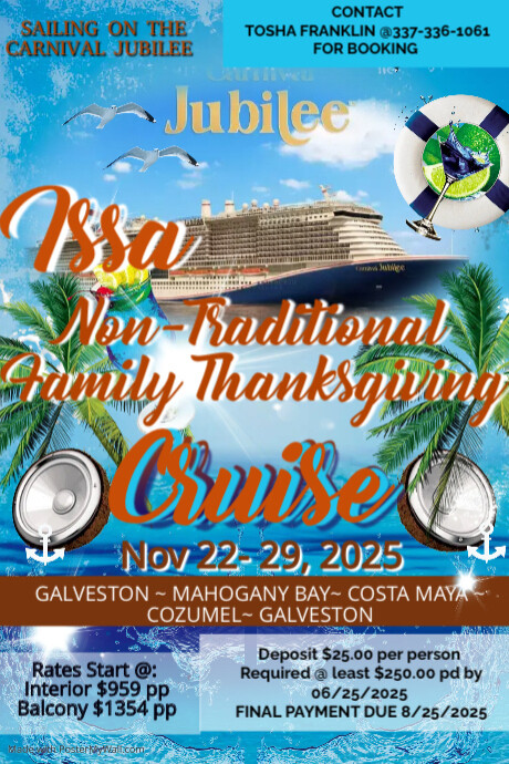 Cruise Yacht Flyer | PosterMyWall