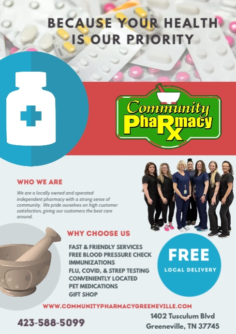 Pharmacy Flyer | PosterMyWall