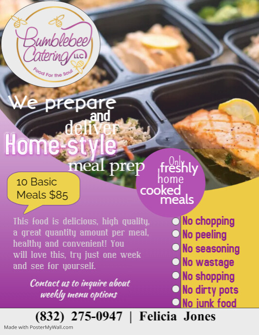 Meal Prep Flyer | PosterMyWall