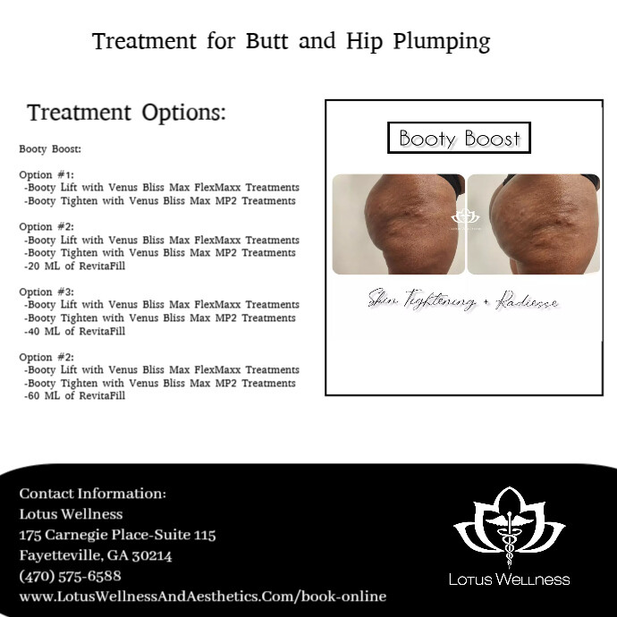 Copy of Booty Boost Treatment | PosterMyWall