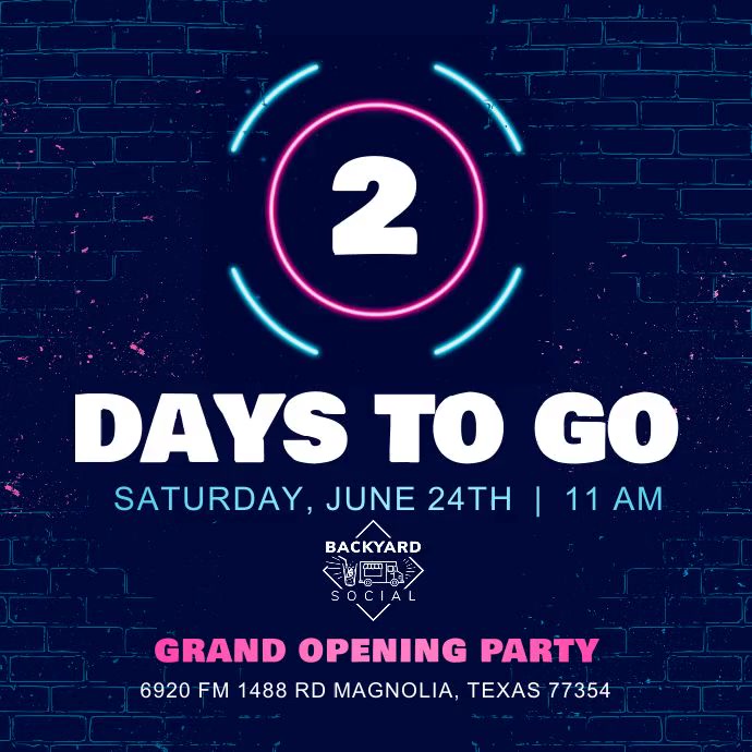 Copy of grand opening countdown | PosterMyWall