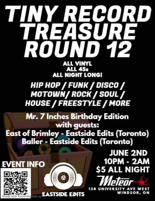 Copy of Retro Vinyl Player Flyer Design Template (2) | PosterMyWall