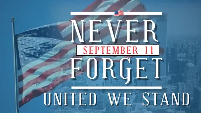 911 Memorial Video Flyer Template | PosterMyWall