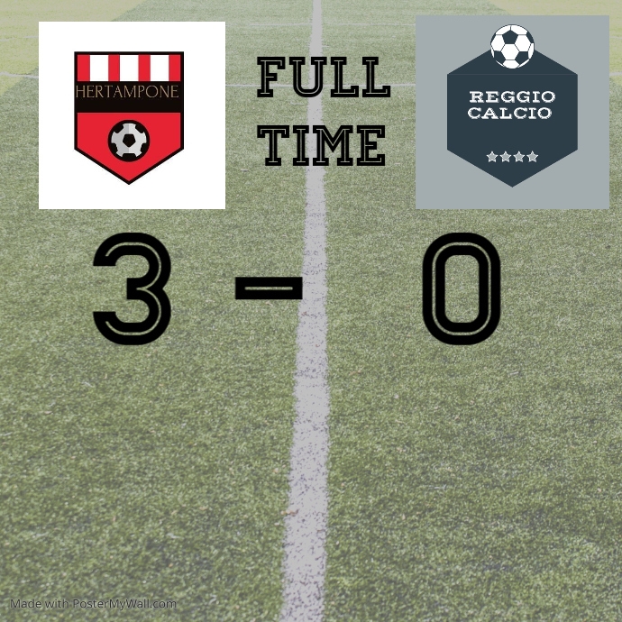 Copia di Soccer Full Time Score | PosterMyWall