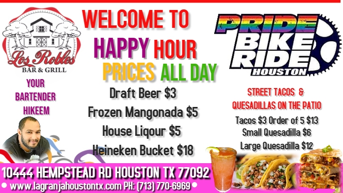 Pride Bike Ride Houston | PosterMyWall