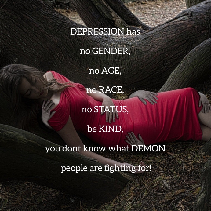 45 Depression Template | PosterMyWall