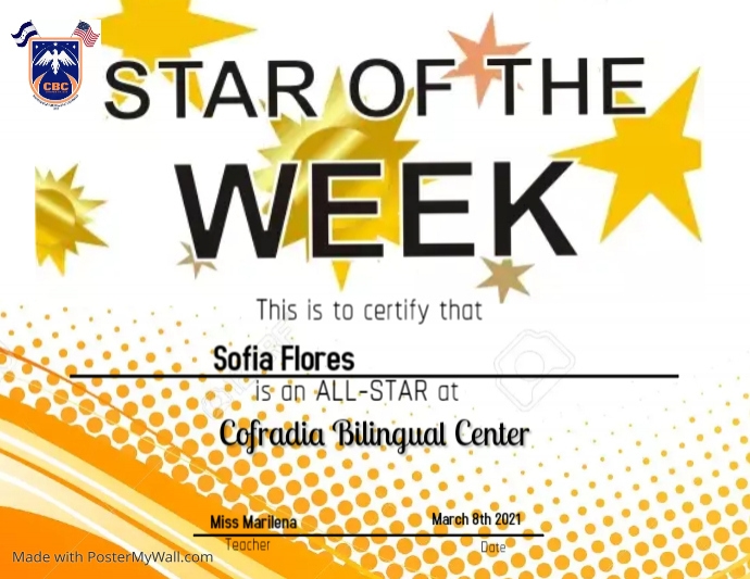 Copia de Star Student Award | PosterMyWall