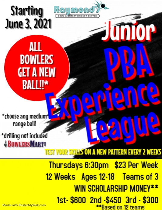 junior pba 2021 | PosterMyWall