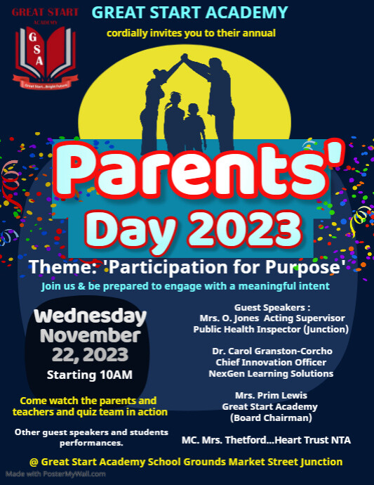 Parent's Day Flyer | PosterMyWall