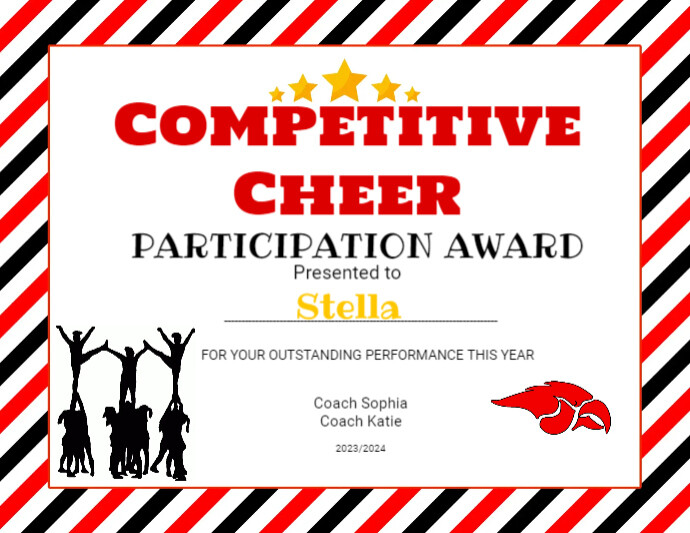 Editable Wrestling Award Certificate (3) | PosterMyWall