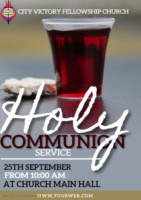 Holy Communion | PosterMyWall