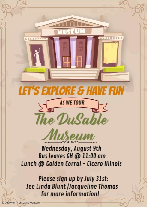 Museum birthday theme invitation | PosterMyWall