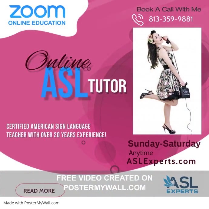 Copy of Zoom Online English Tutoring Post Template | PosterMyWall