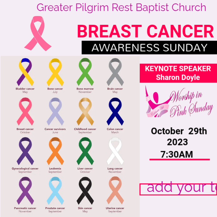 Breast Cancer Seminar | PosterMyWall