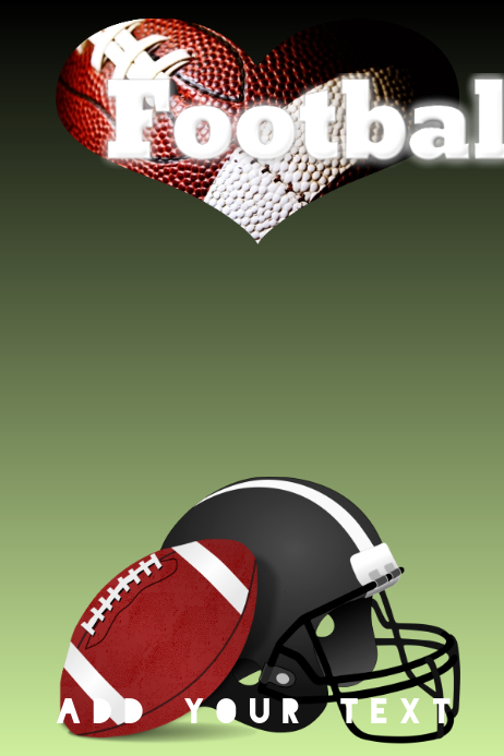 Copy of Football | PosterMyWall