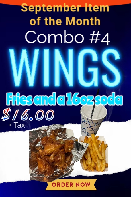 Wings Night | PosterMyWall