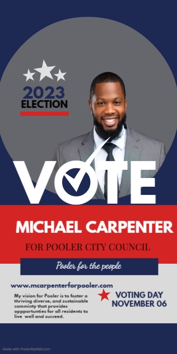 Election Campaign Roll up Banner | PosterMyWall