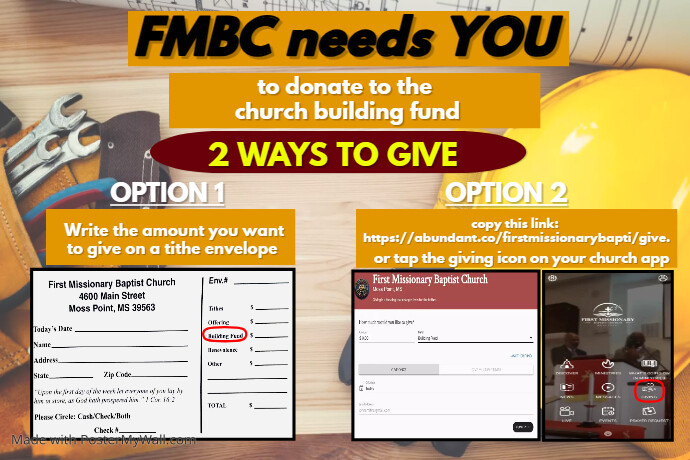 Church building FUND FLYER | PosterMyWall