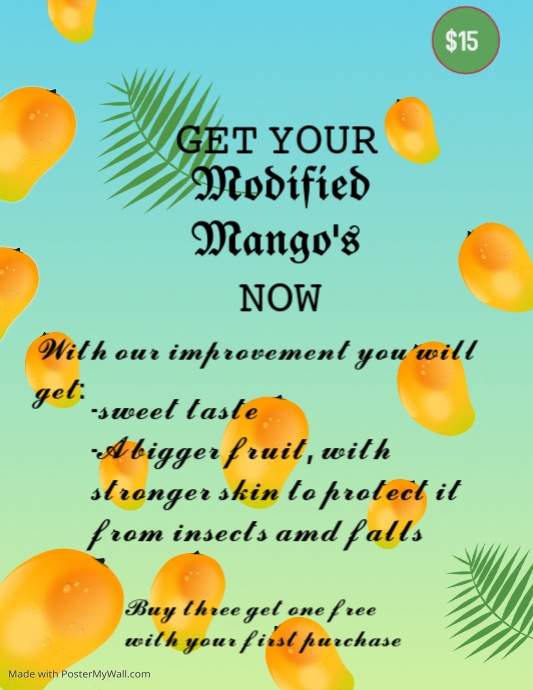 Mango flyer | PosterMyWall