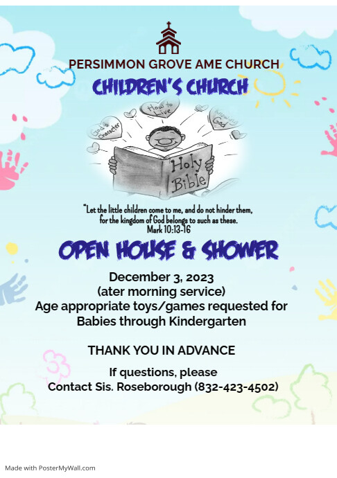 children bible study flyer | PosterMyWall