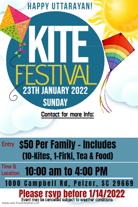 Copy of Kite Festival Poster | PosterMyWall