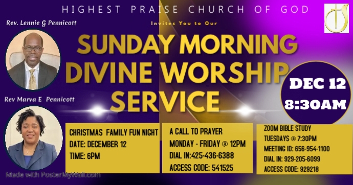 Copy of Copy of Copy of Copy of Dominion hour flyer | PosterMyWall