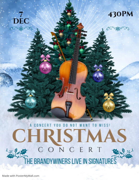 Christmas Concert Flyer | PosterMyWall