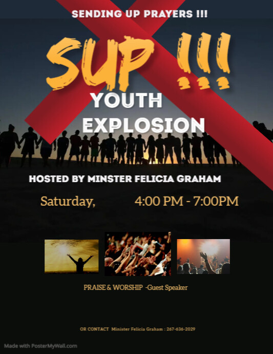 Youth Explosion Flyer | PosterMyWall