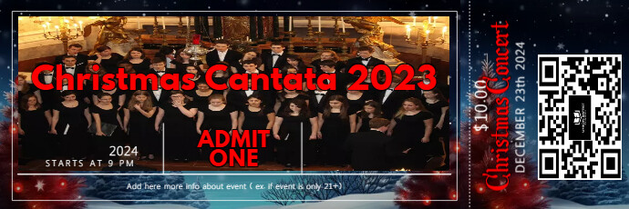 Christmas Theatre Ticket template | PosterMyWall