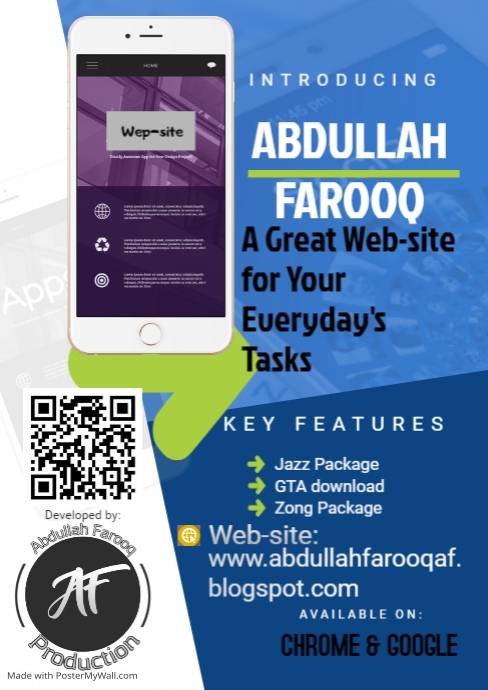 Mobile App Flyer | PosterMyWall