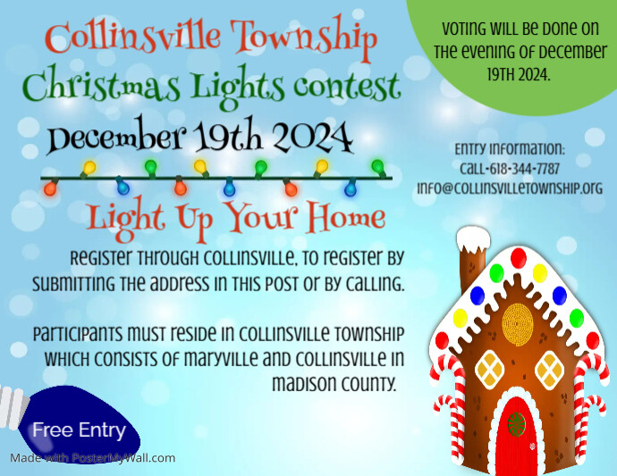 Copy of Christmas Light Contest | PosterMyWall