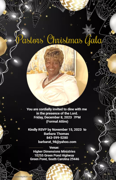 Christmas Gala | PosterMyWall