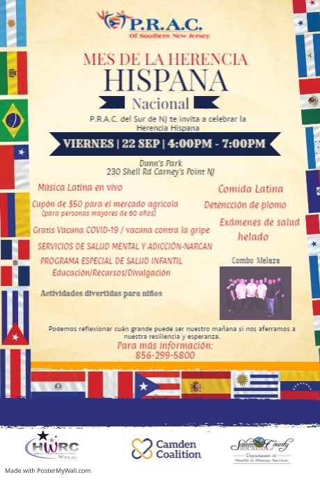 Multicolored Hispanic Heritage Month Poster | PosterMyWall