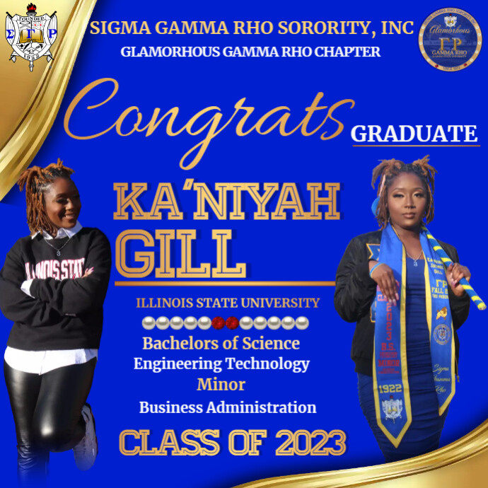 Copy of Graduation Ka'Niyah Gill | PosterMyWall