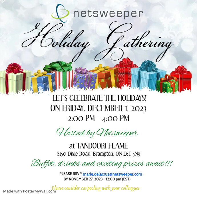 COMPANY HOLIDAY PARTY | PosterMyWall