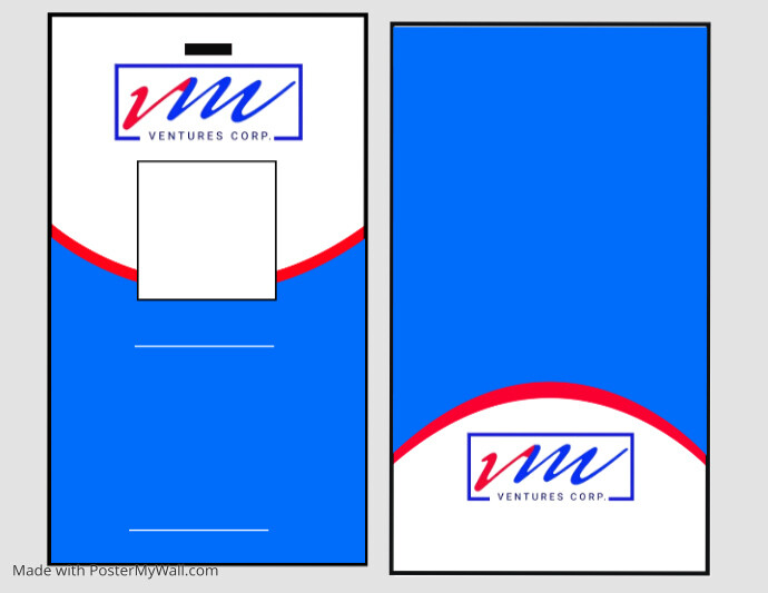 Front and Back ID Template | PosterMyWall