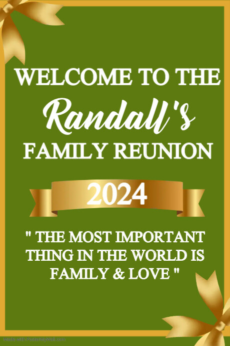 Reunion Poster Post | PosterMyWall