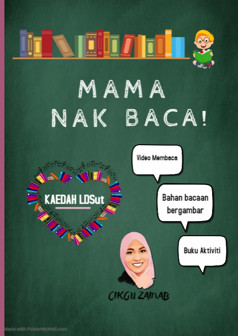 Copy of Keep Calm and Read On Poster Template | PosterMyWall