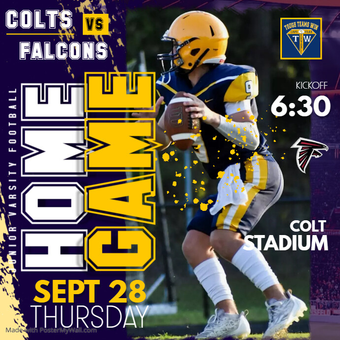 Copy of football match | PosterMyWall