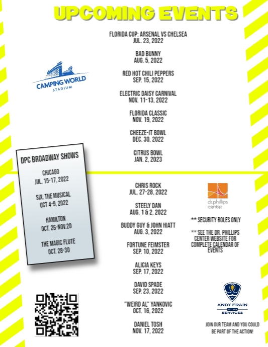 8x11 CW & DPC Upcoming | PosterMyWall