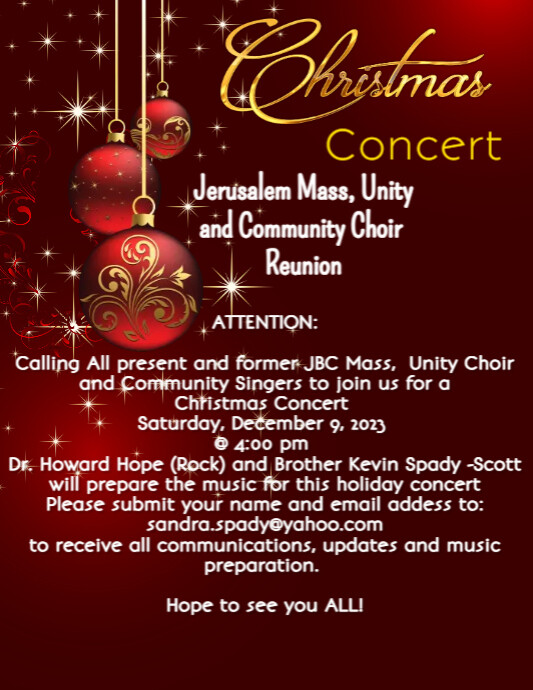 Copy of Christmas Carol Service Poster | PosterMyWall
