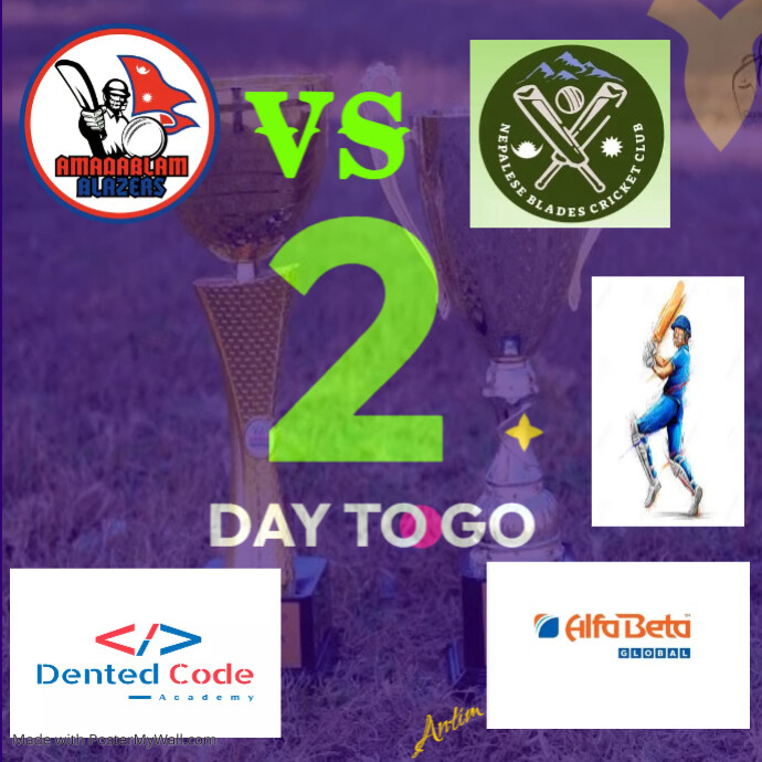 Countdown Cricket World Cup Template | PosterMyWall